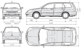 Lancer CS0 Abmessungen – MitsuWiki
